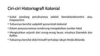 Sejarah Kelas X Bab Historiografi atau penulisasn sejarah | PPTX