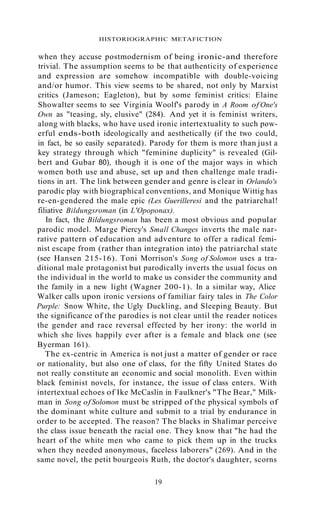 Historiographic Metafiction - Linda Hutcheon | PDF