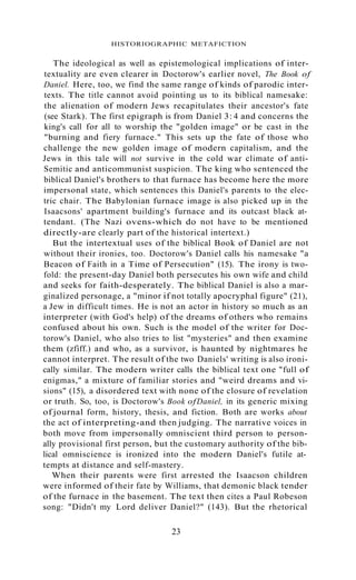 Historiographic Metafiction - Linda Hutcheon | PDF