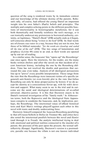 Historiographic Metafiction - Linda Hutcheon | PDF