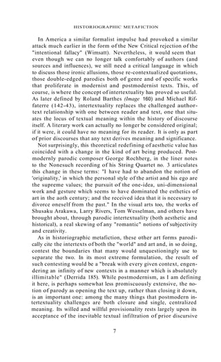 Historiographic Metafiction - Linda Hutcheon | PDF