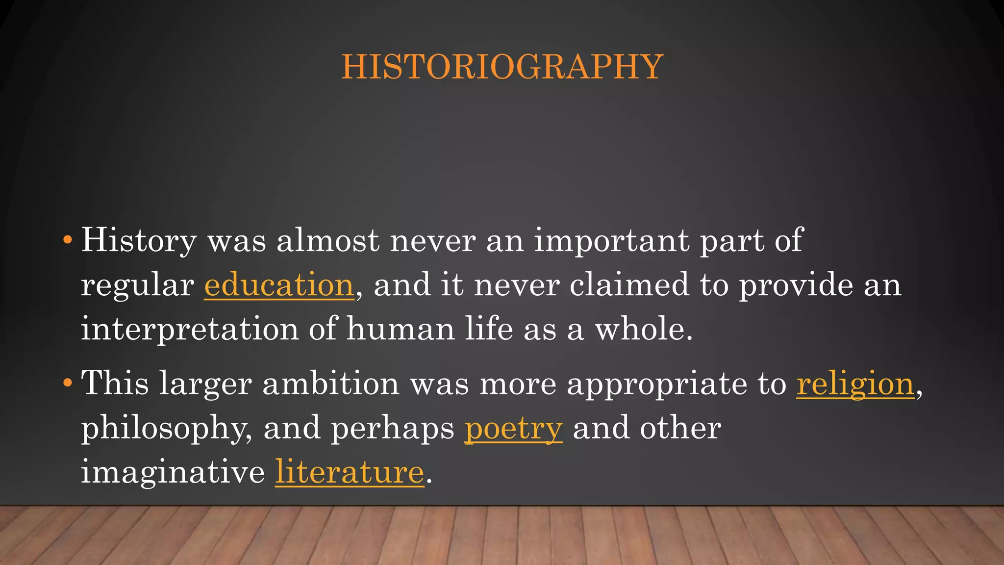 Historiography | PPTX