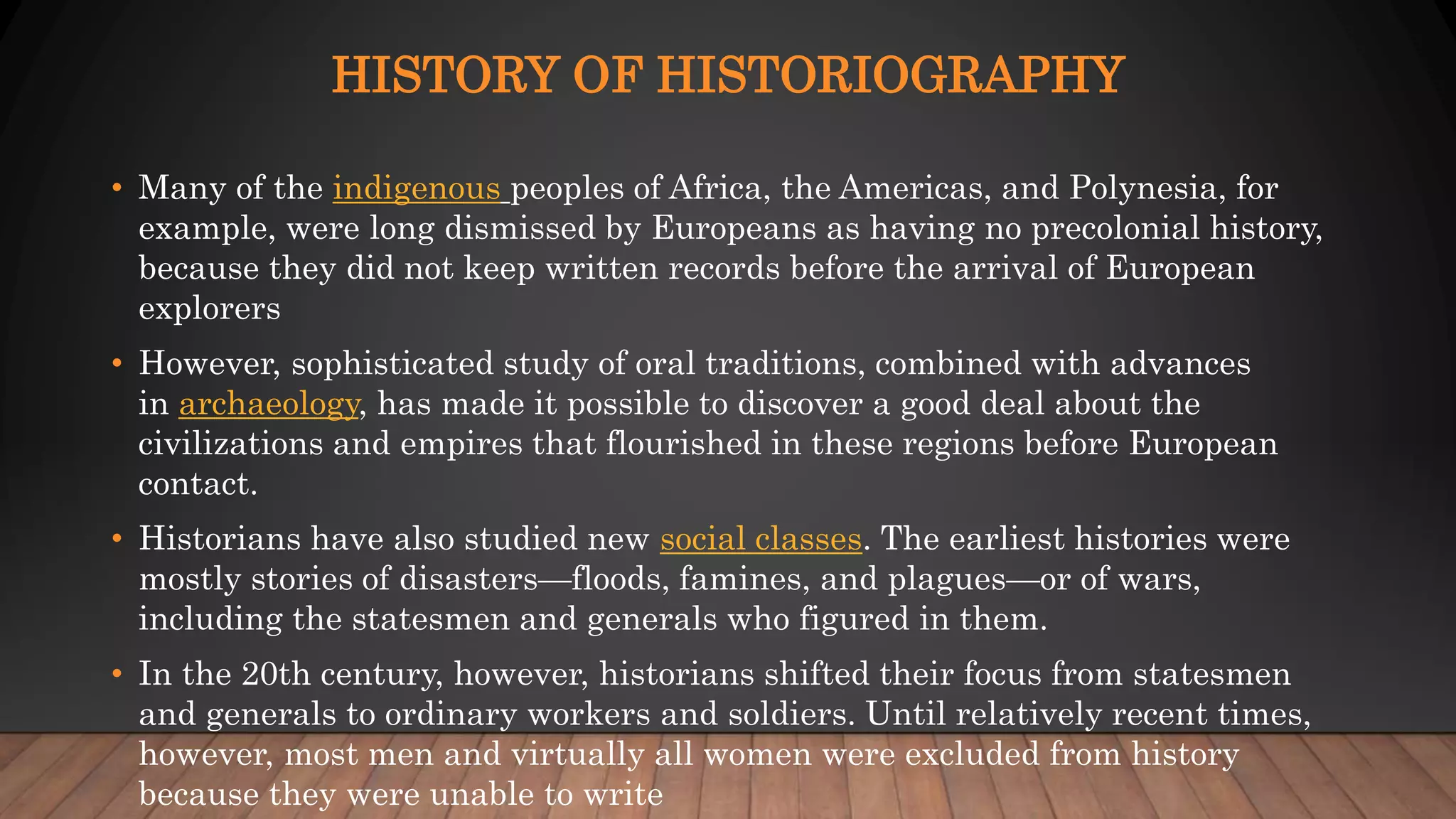 Historiography | PPTX