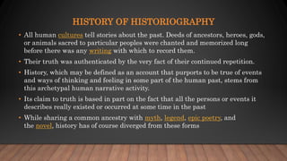 Historiography | PPTX