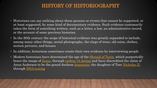 Historiography | PPTX
