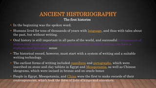 Historiography | PPTX
