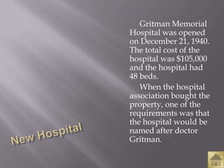 History of Gritman Medical | PPTX