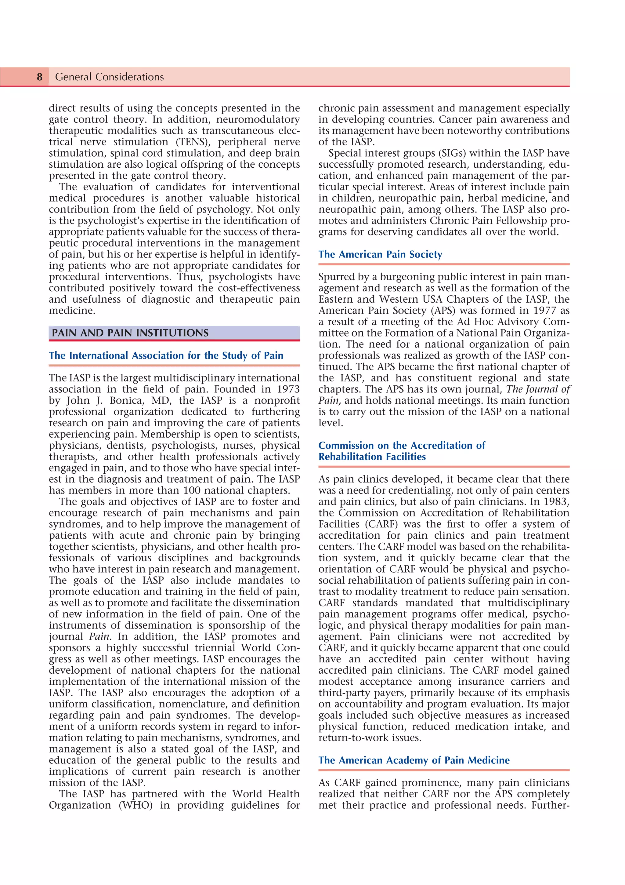 The History of Pain Medicine | PDF