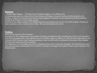 History: Middle Ages | PPTX