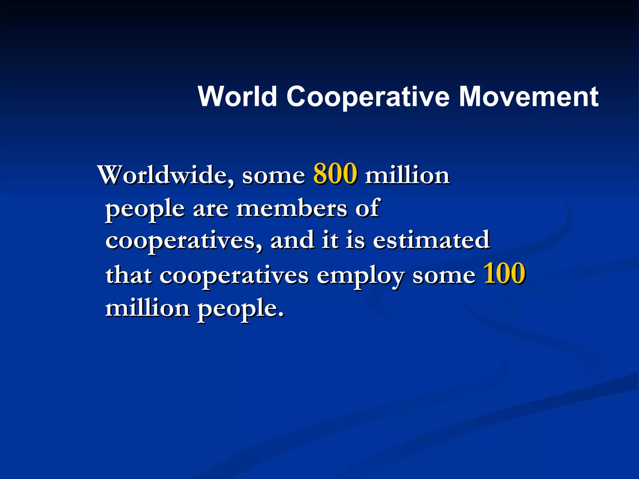 History of the Cooperative Movement | PPT