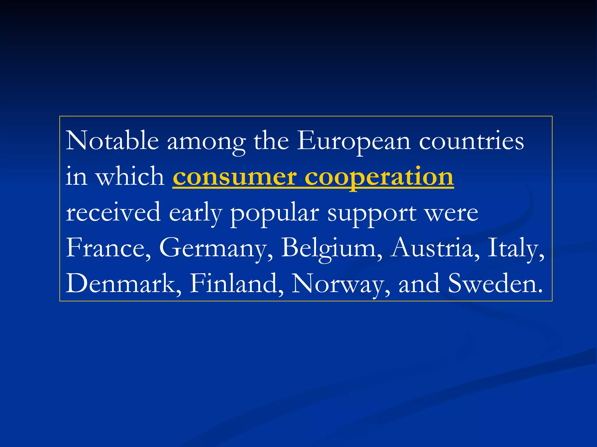 History of the Cooperative Movement | PPT