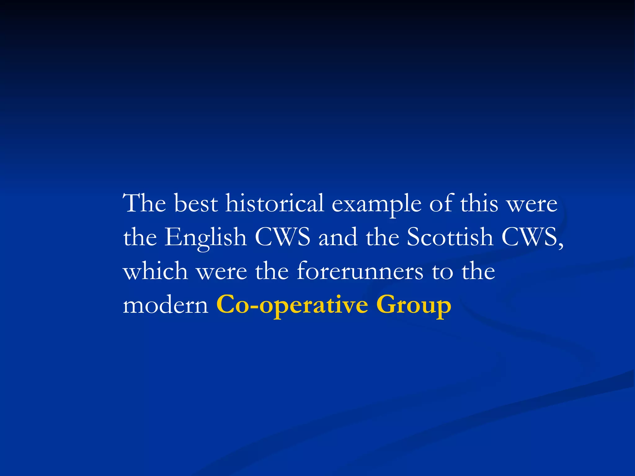 History of the Cooperative Movement | PPT