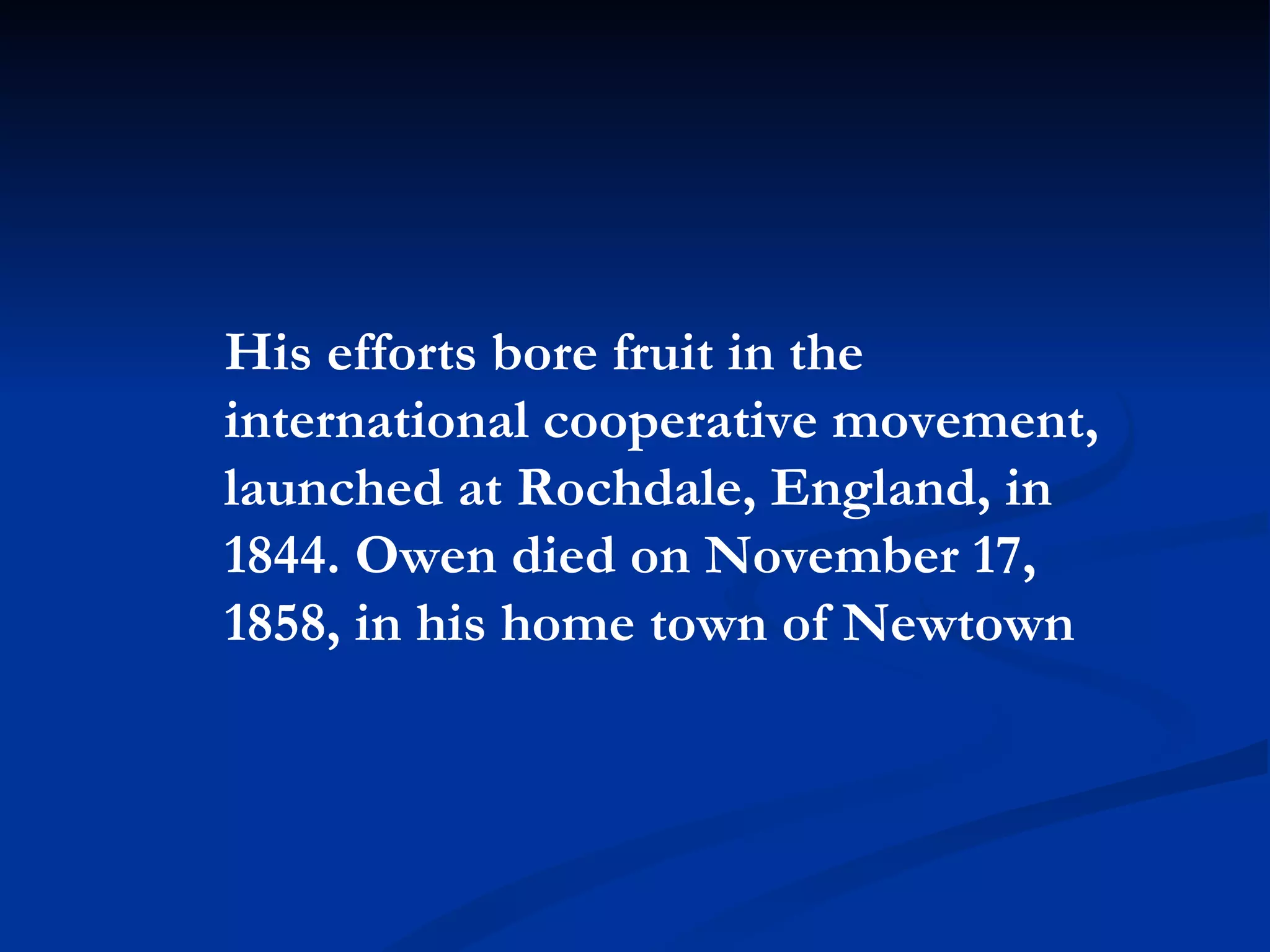 History of the Cooperative Movement | PPT