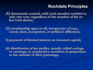 History of the Cooperative Movement | PPT