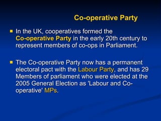History of the Cooperative Movement | PPT