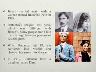 Muhammad Ali Jinnah Profile | PPTX