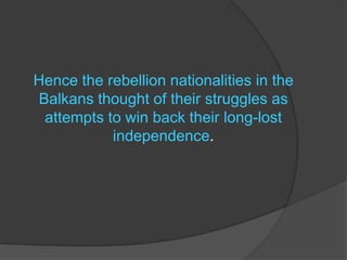 The rise of nationalism in Europe | PPTX