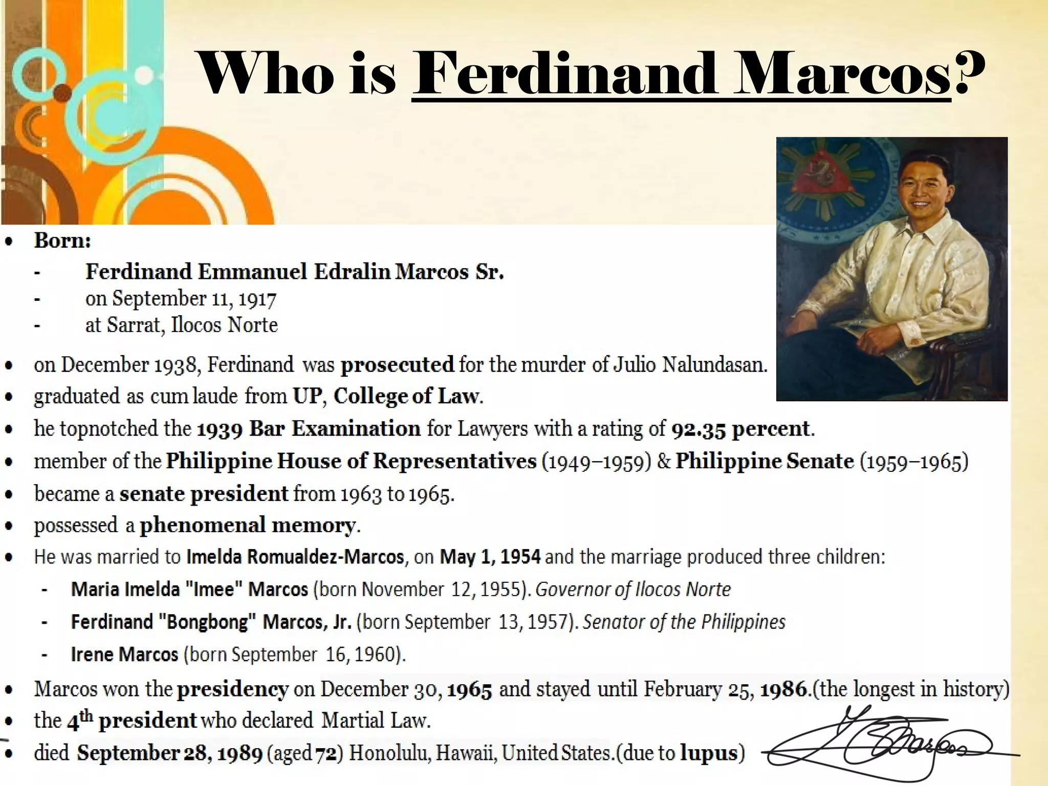 Marcos Regime in the Philippines - Martial Law | PPT