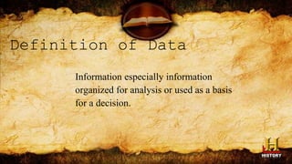 Historical Research Part 1 | PPTX