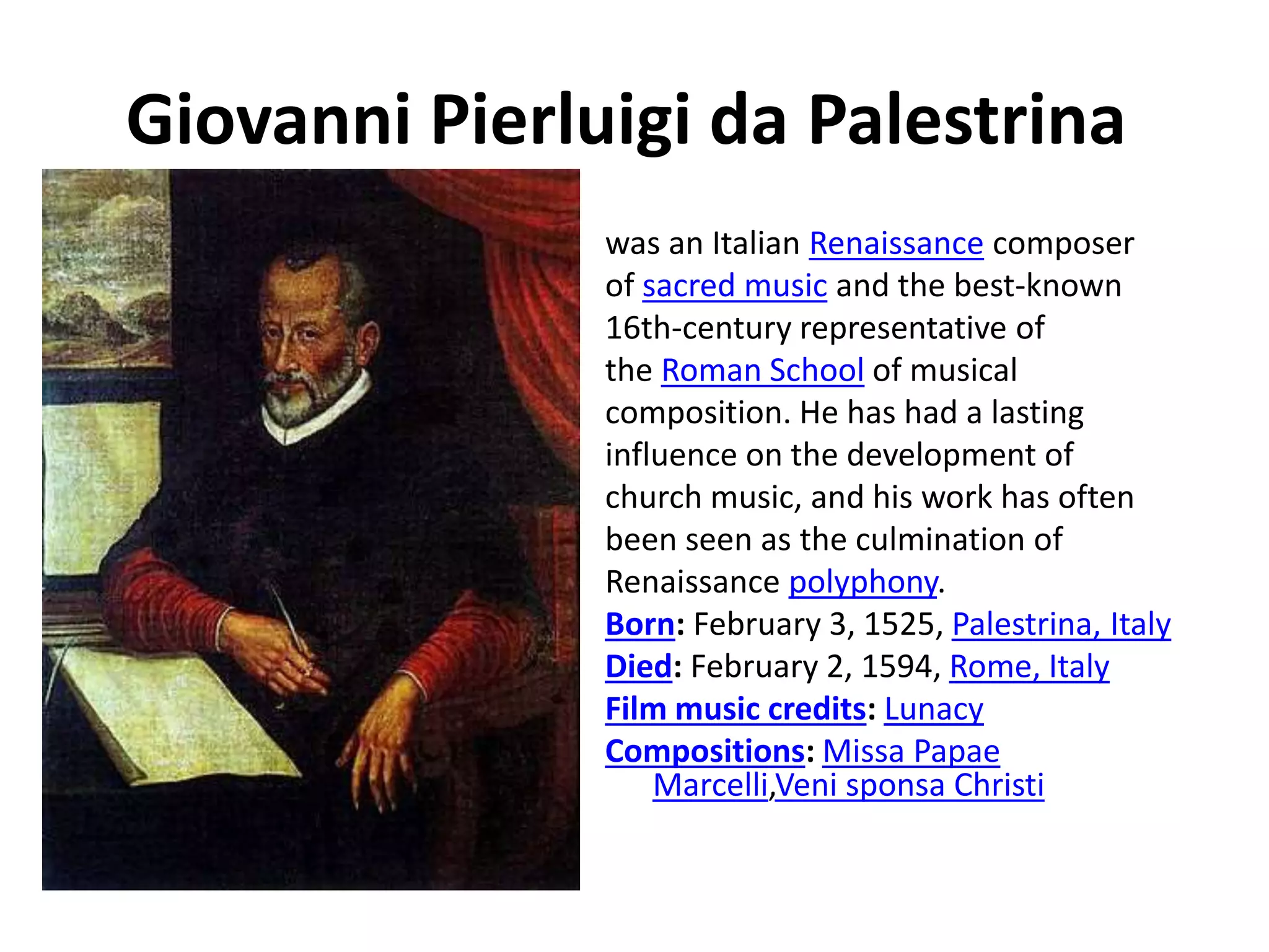 History Of Music | PPTX | Classical Music | Music