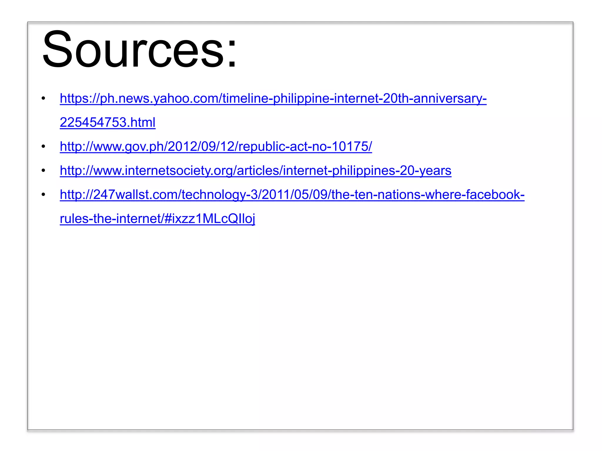 History of Philippine Internet | PPTX