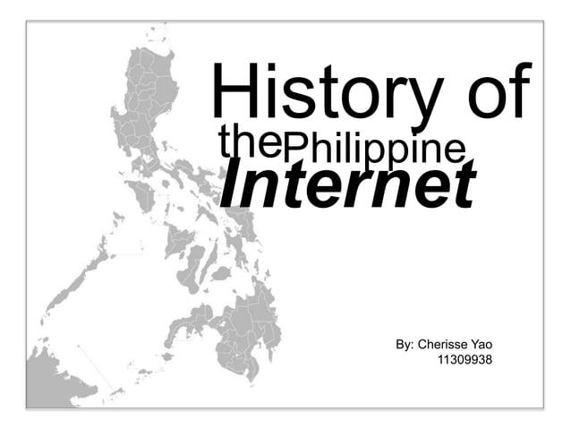 History of Philippine Internet | PPTX