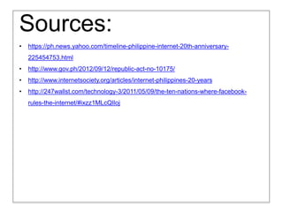 History of Philippine Internet | PPTX