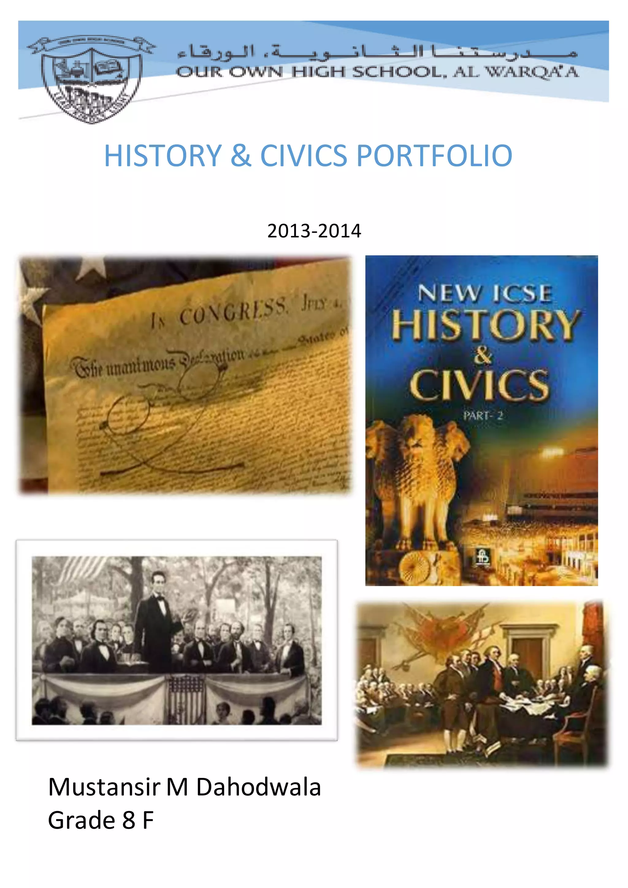 History Portfolio | DOCX