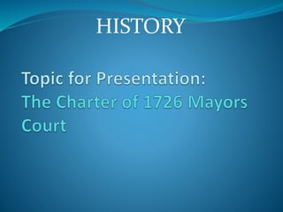 1726 Charter | PPTX