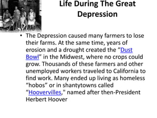 The Great Depression 1929 | PPTX