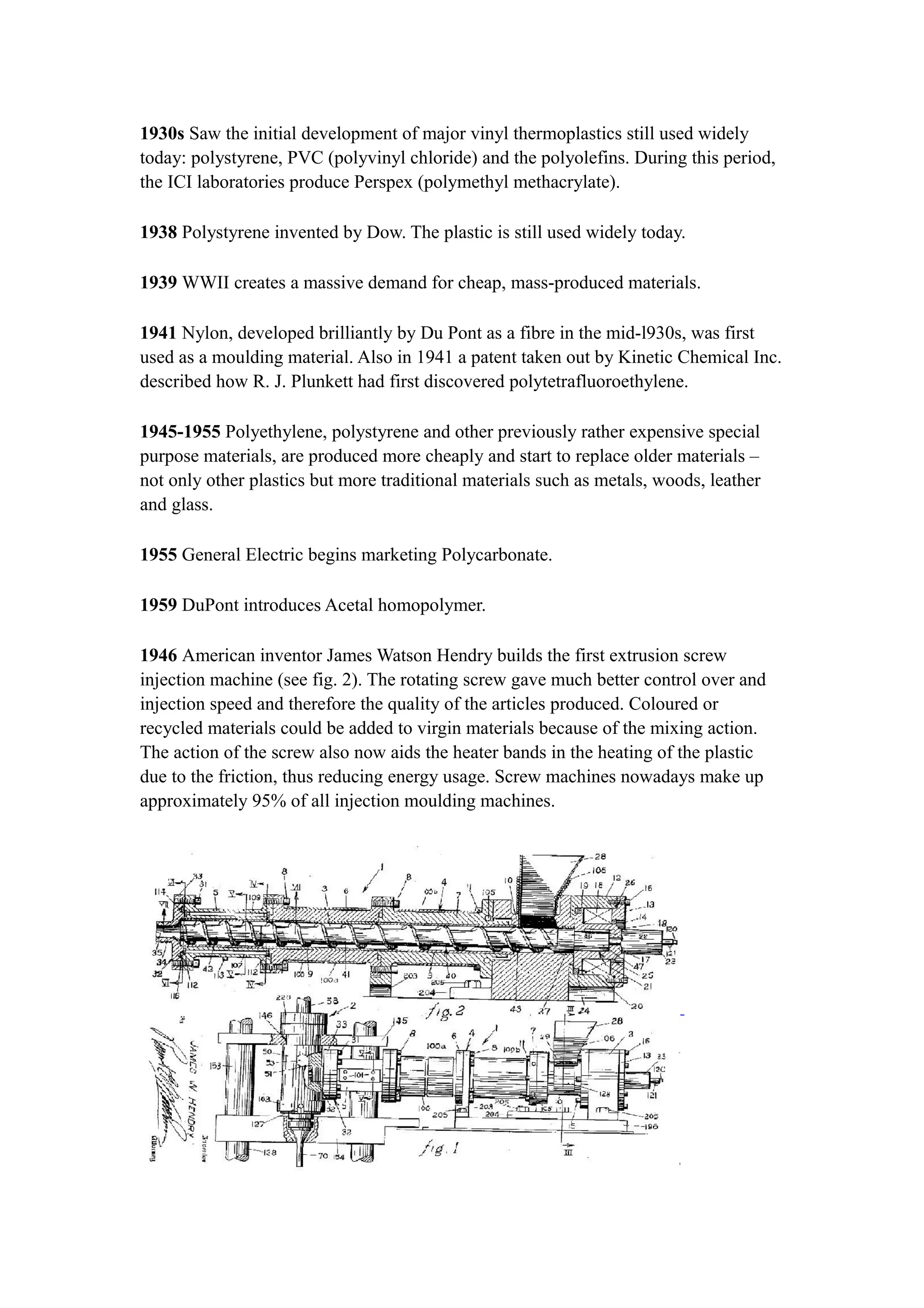 Injection Moulding History & Facts | DOC