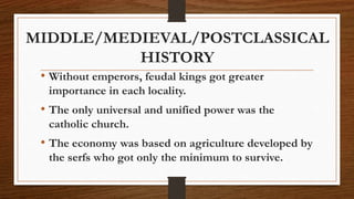 Ages of History | PPTX