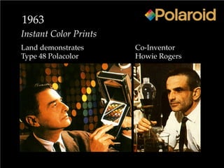 First Instant Color Film 1963