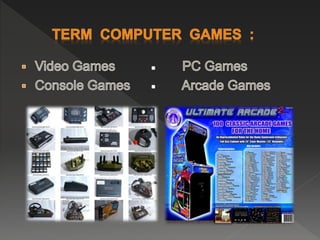History Of The PC Games | PPTX