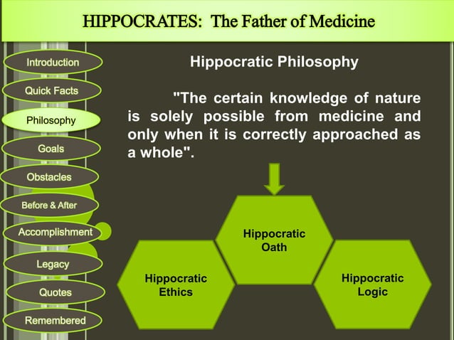 Hippocrates ( with Activity and Quiz) | PPTX