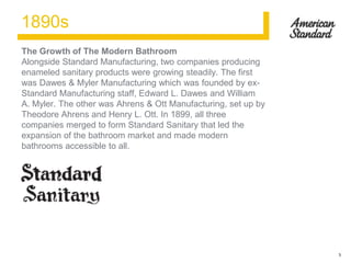 American Standard Company History | PDF