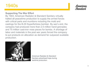 American Standard Company History | PDF