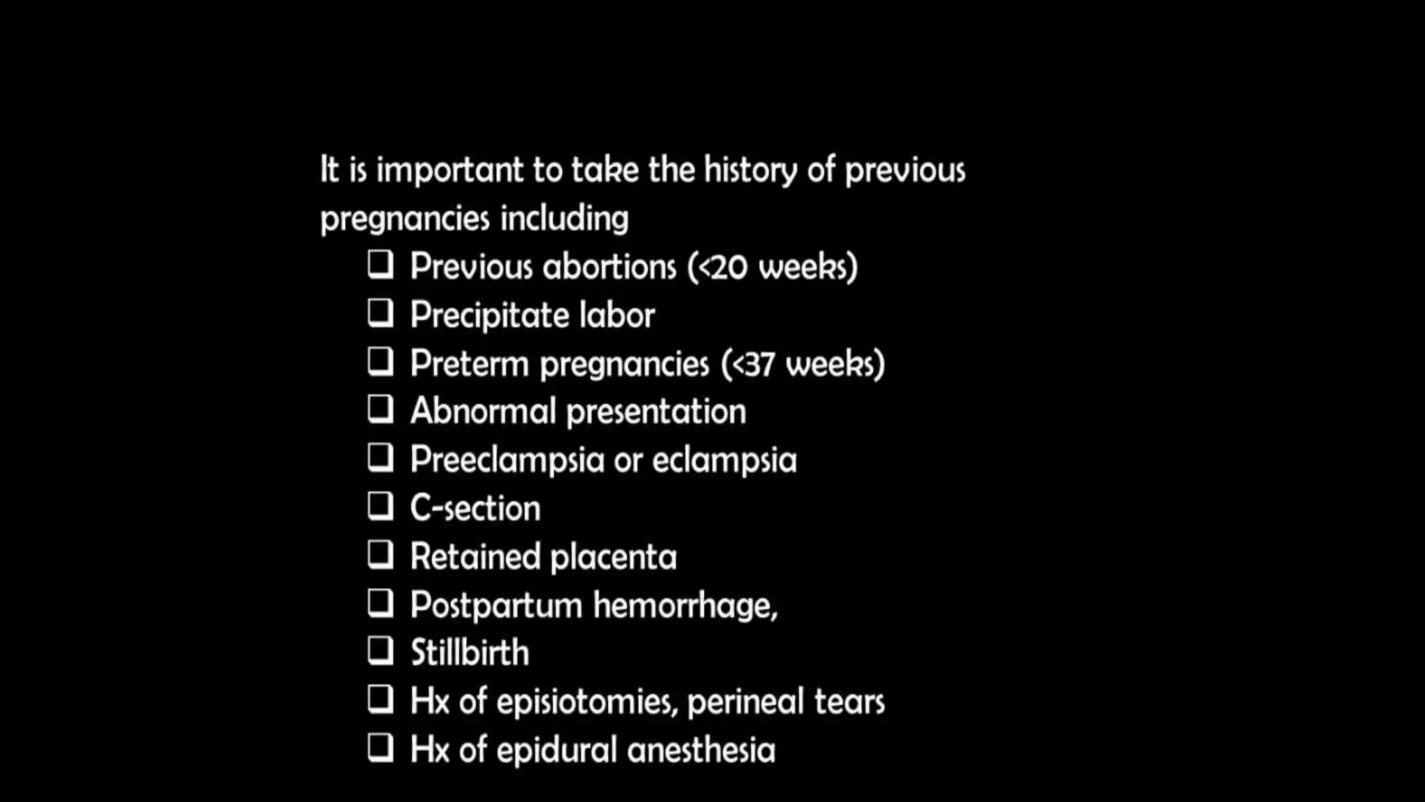 Clinical Obstetrics: History Taking and examination in Obstetrics | PPTX