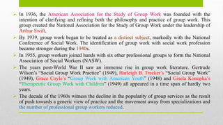 Historical Evolution of Group work | PPTX