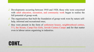 Historical Evolution of Group work | PPTX