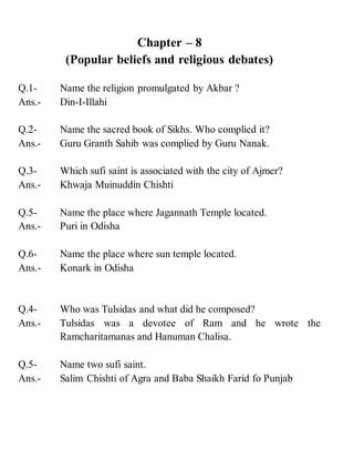 Cambridge social science, Class 7 History | DOCX