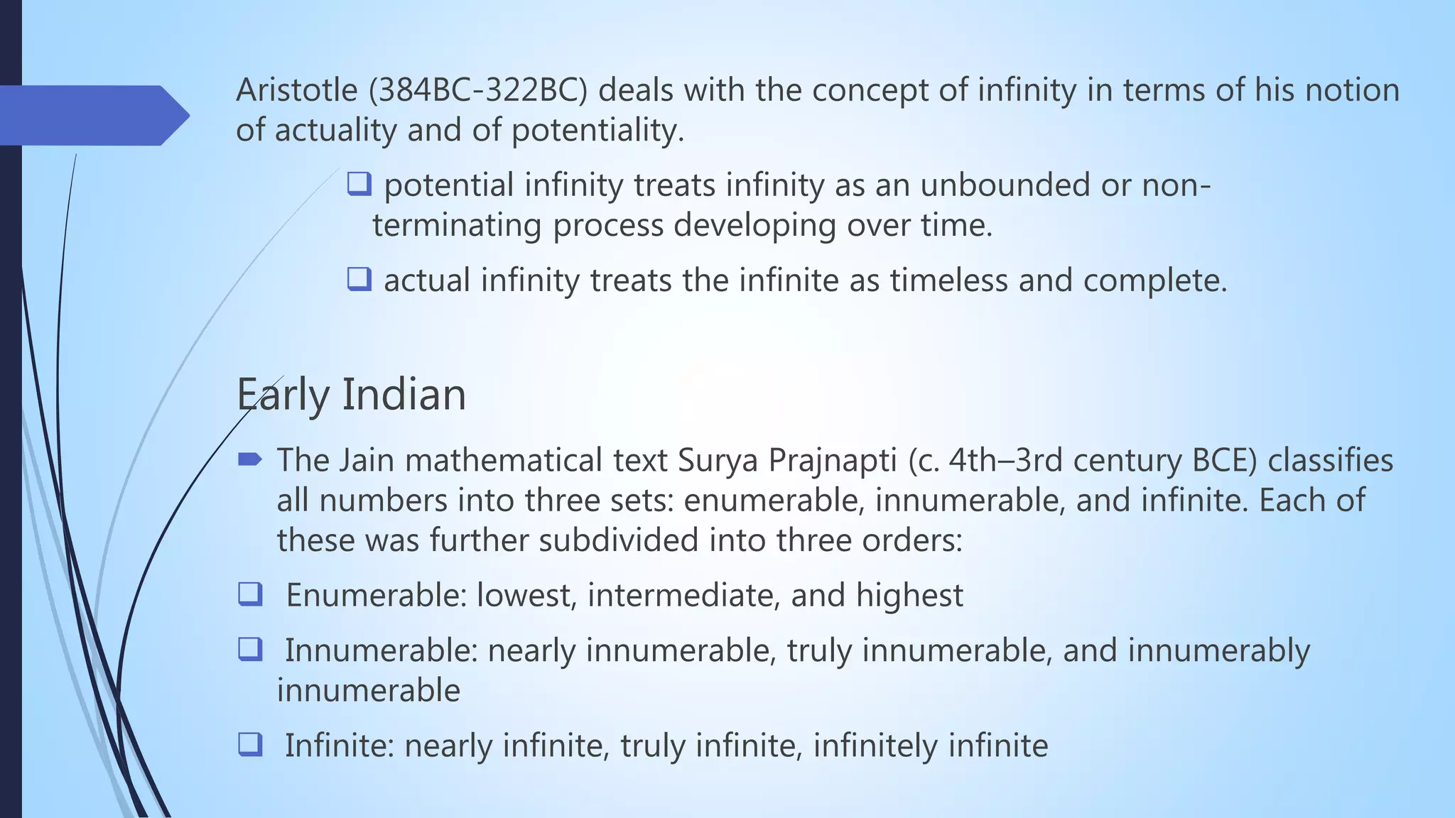 History of infinity | PPTX