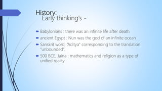 History of infinity | PPTX