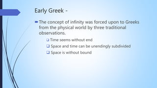 History of infinity | PPTX