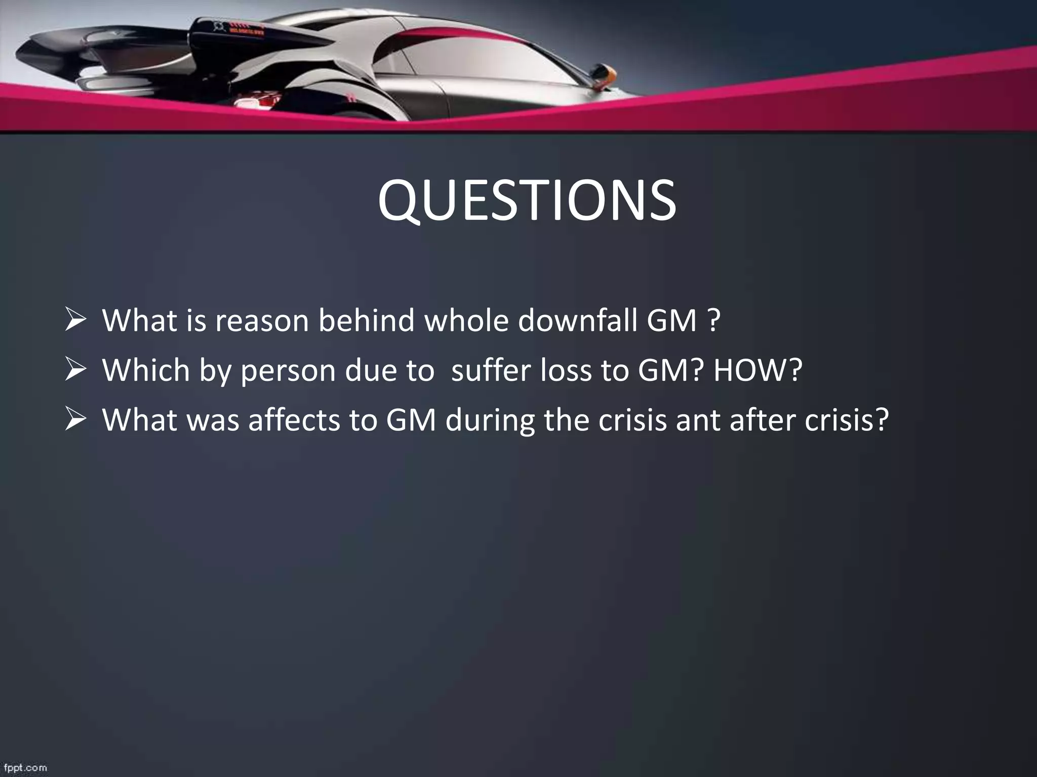 Case no -3.3 GENERAL MOTORS CORPORATION | PPTX