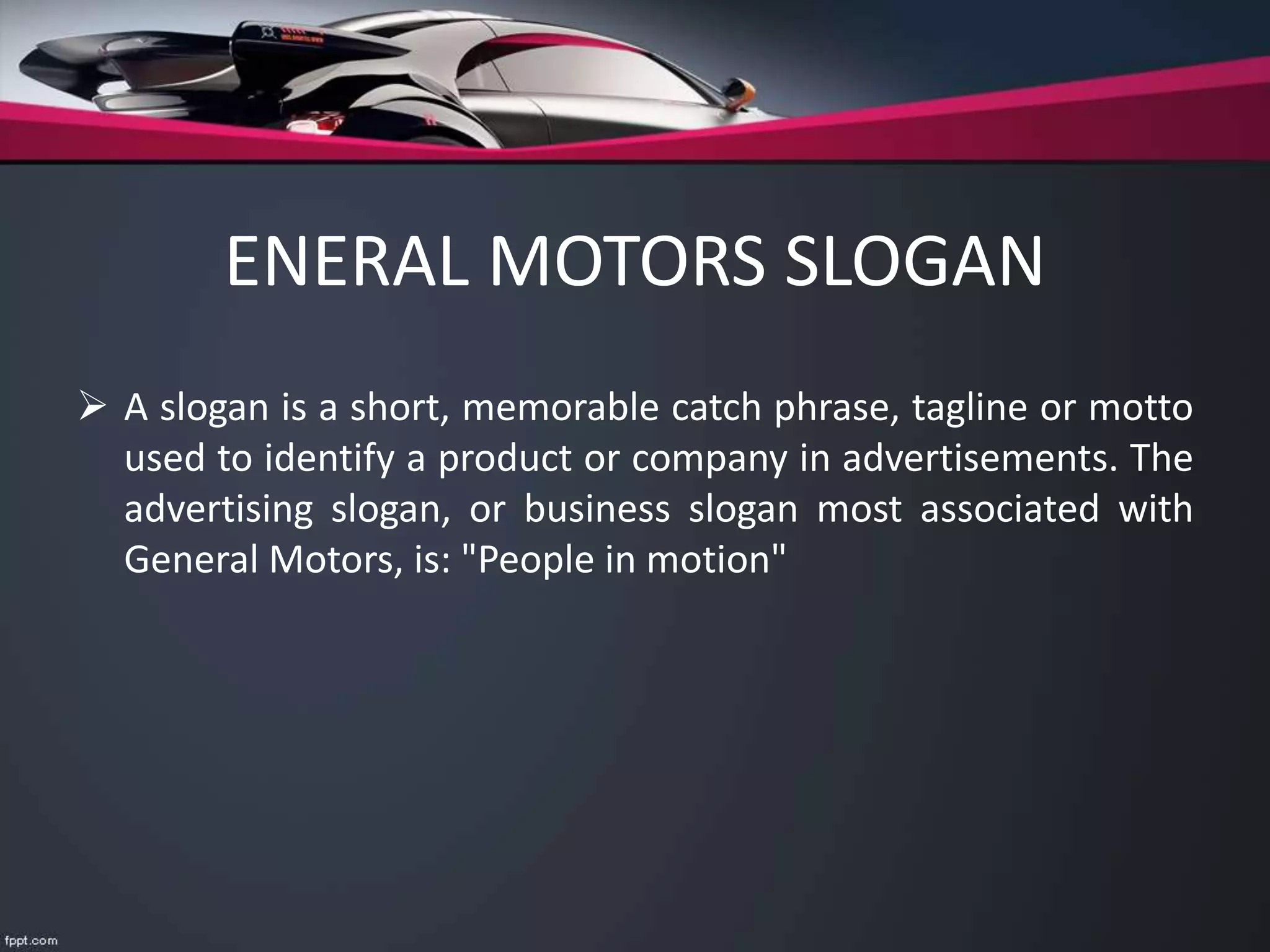 Case no -3.3 GENERAL MOTORS CORPORATION | PPTX