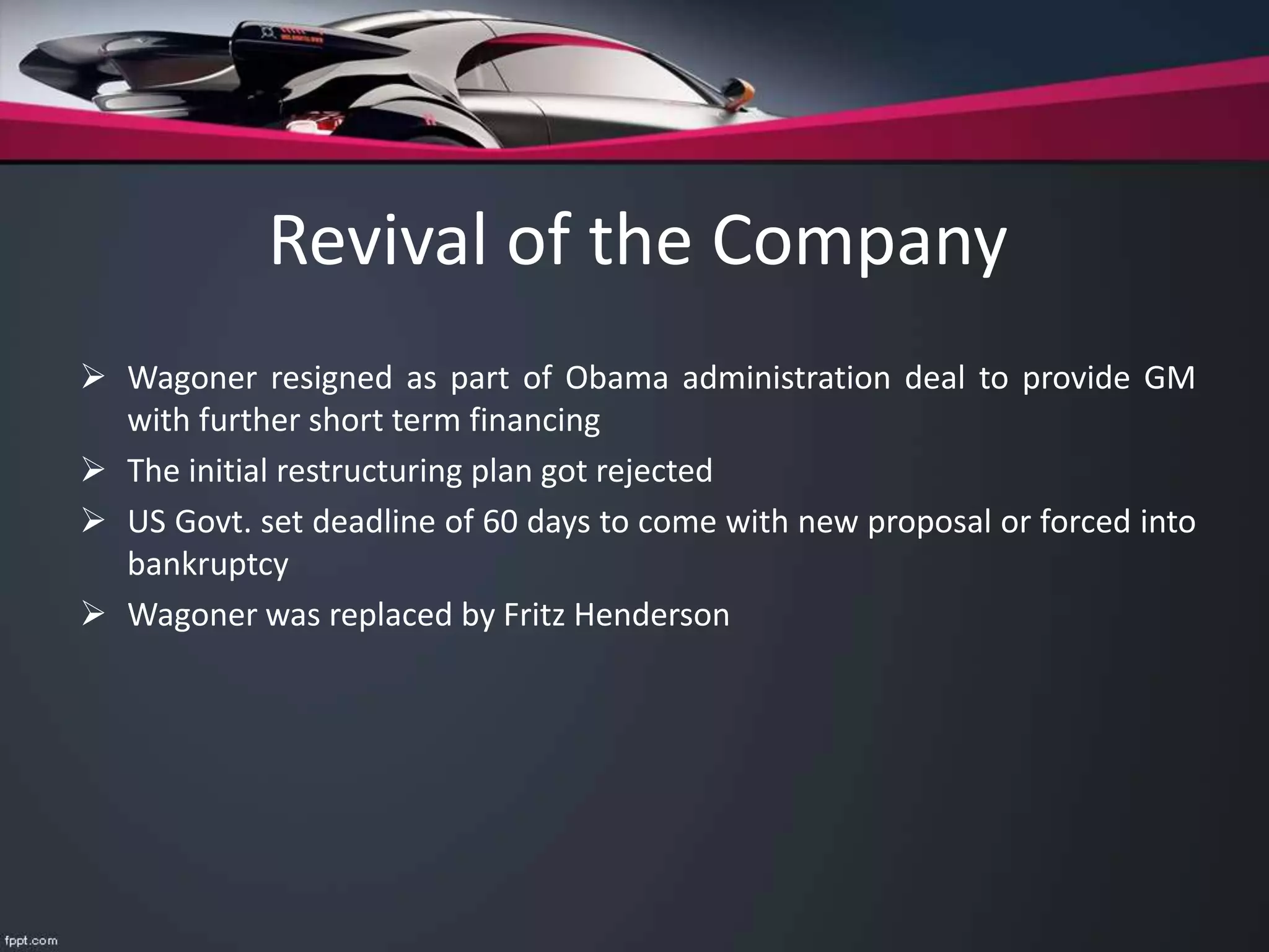 Case no -3.3 GENERAL MOTORS CORPORATION | PPTX