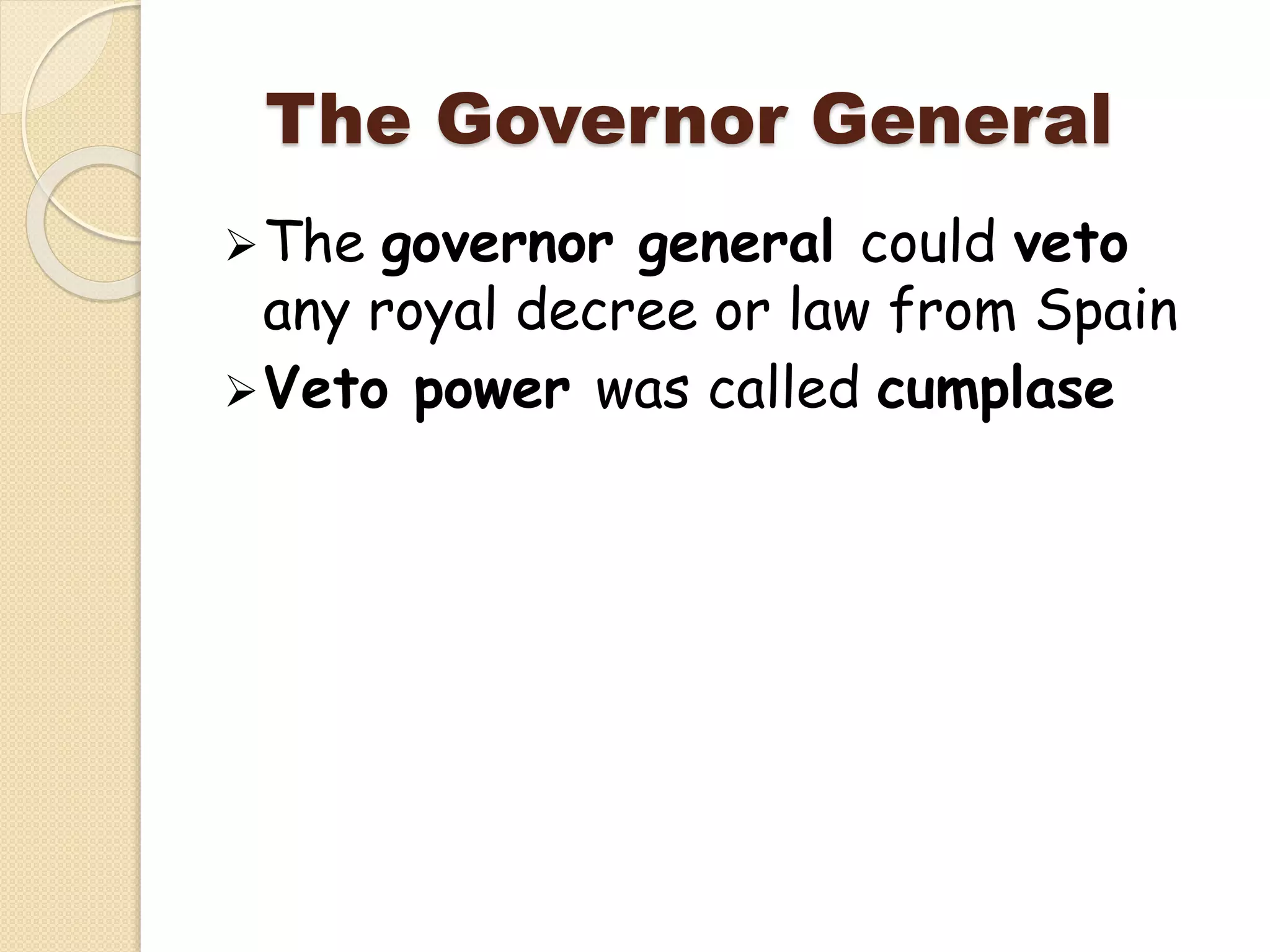 History : THE SPANISH COLONIAL SYSTEM | PPTX