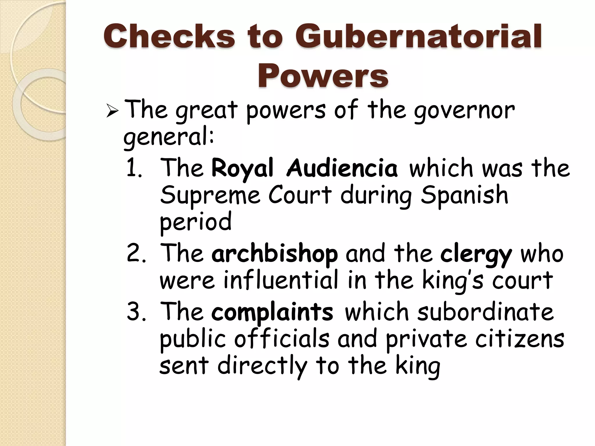 History : THE SPANISH COLONIAL SYSTEM | PPTX