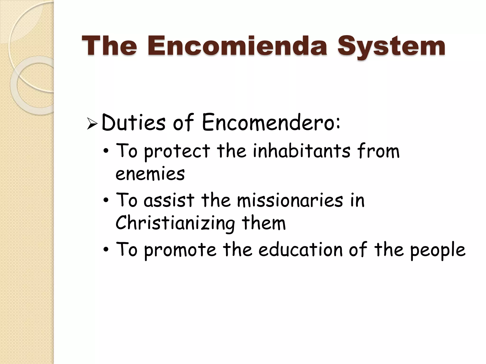 History : THE SPANISH COLONIAL SYSTEM | PPTX